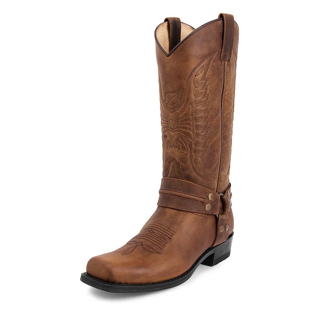 Höga Cowboy Biker Boots För Herr | Wild Nord